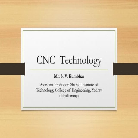 Basics of computer numeric center Technology.ppt
