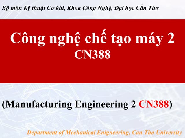 Thiet ke xuong co khi | PDF