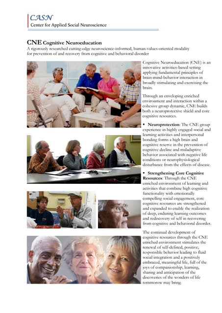 Cognitive Enhancement Therapy | PDF