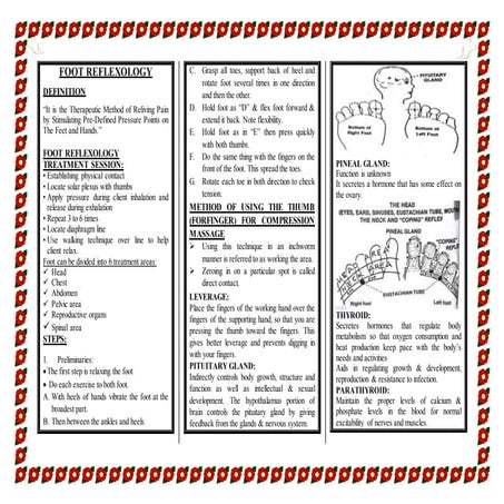Foot Reflexology Leaflet | DOCX