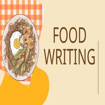 CNF-Food-Writing.pptx-Introduction to Food | PPTX