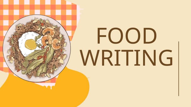 Food Writing.pptx