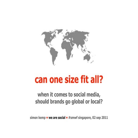Global vs Local Social Media - Can One Size Fit All? | PDF