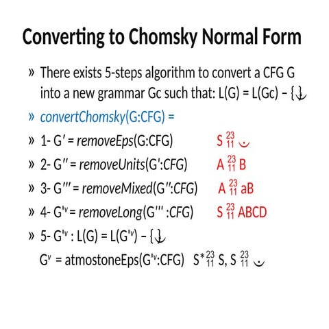 2.8 normal forms gnf & problems | PPTX