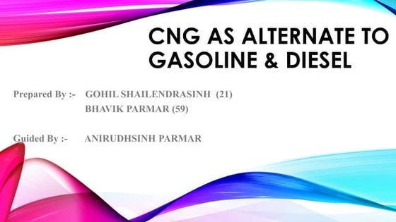 CNG GAS | PPTX | Chemistry | Science