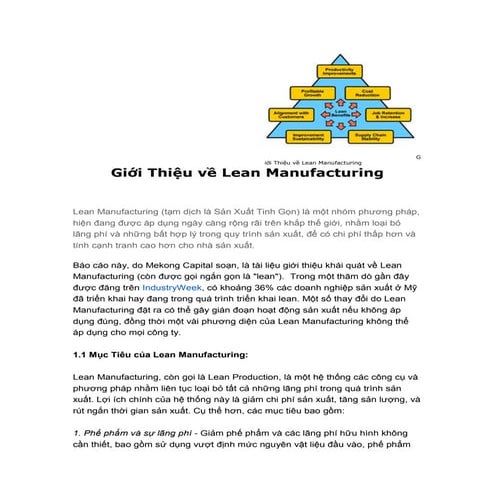 [Công nghệ may] giới thiệu về lean manufacturing | DOC