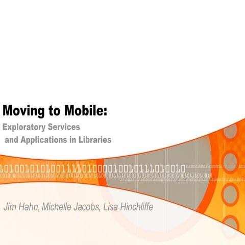 Project Briefing: Spring 2008 Task Force Meeting: Moving to Mobile | PPT