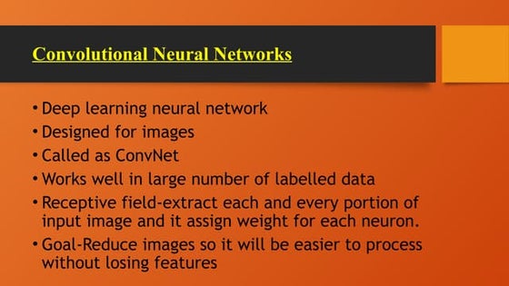 Convolution Neural Network (CNN) | PPT