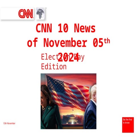 CNN10 News USA Zusammenfassung auf Englisch | PPT