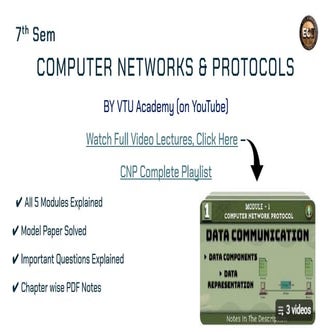 Computer Networks and protocols Module 03 | PDF
