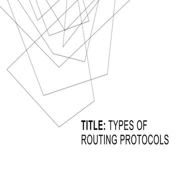 Types of routing Protocols in Computer Networks | PPTX