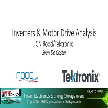 An inverter–motor system combines power-electronic conversion with ...