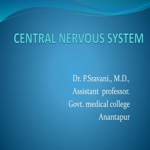 CENTRAL NERVOUS SYSTEM PATHOGENESIS AND PATHOLOGY | PPTX