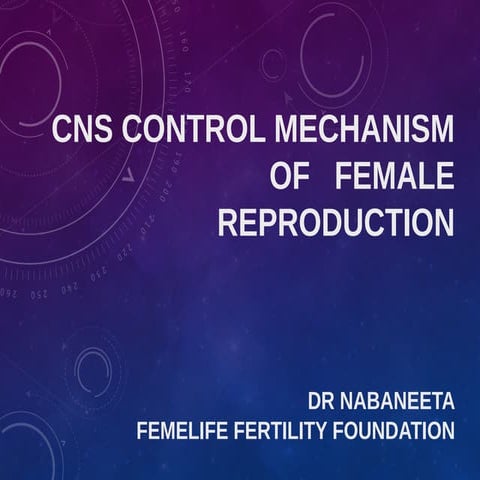 Control mechanism of Female Reproduction | PPT