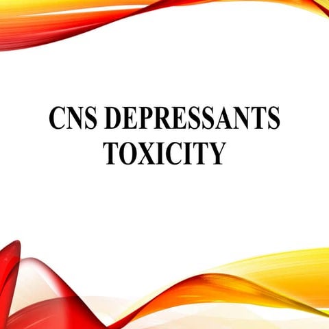 CNS depressants.pdztzo6do6do6do6dd6dodo6d | PDF