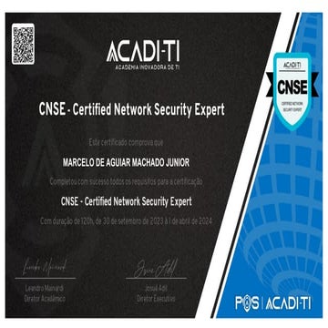 CNSE Certified Network Security Expert - | PPT