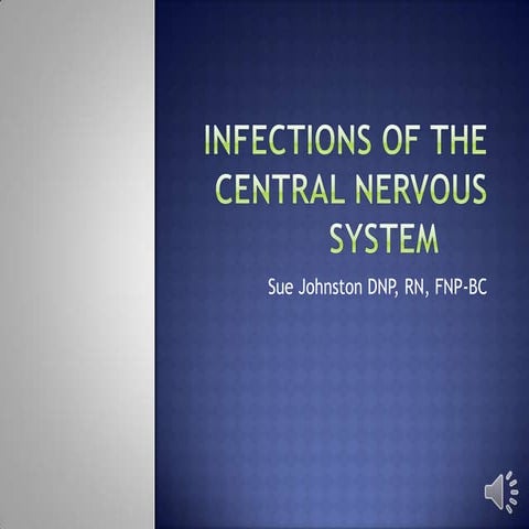 Cns infections part 1 | PPTX