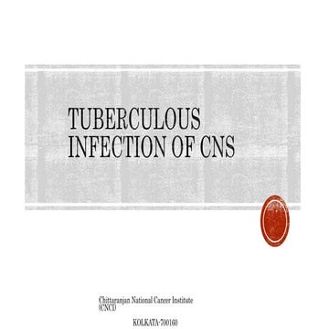 Central Nervous System (CNS) TBacterialM | PPTX