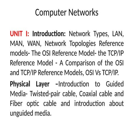 Types of computer network | PPTX
