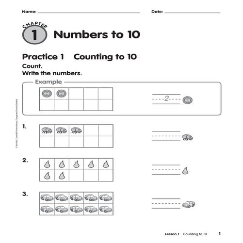 PLACE VALUE TO 10 | PDF