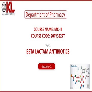 Antibiotics Cephalosporins Introduction Pptx