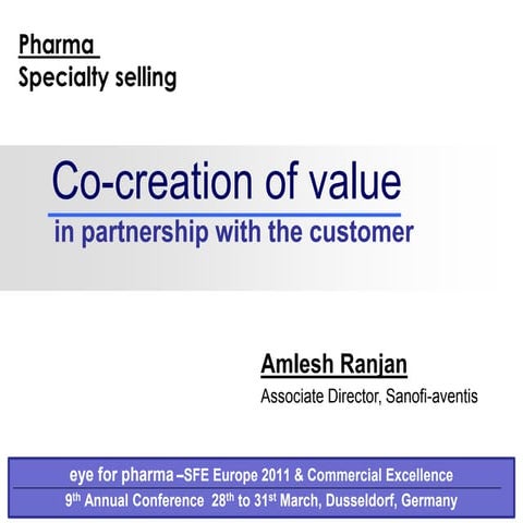 Co-creation of value in partnership with the Customer | PDF