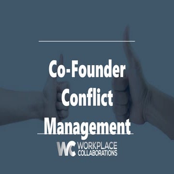 Co-Founder Conflict Management | PPTX