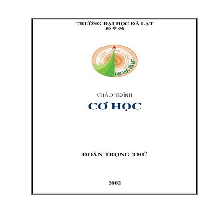 Co hoc | PDF