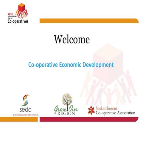 Co-operative Economic Development | PPTX | Business | Business and Finance