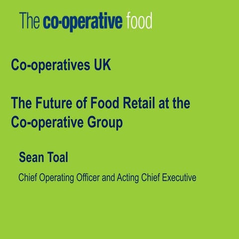 The Co-operative food | PPT