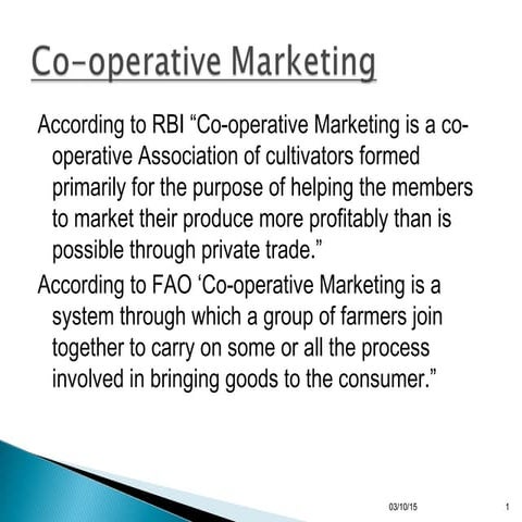 Co operativemarketing | PPT