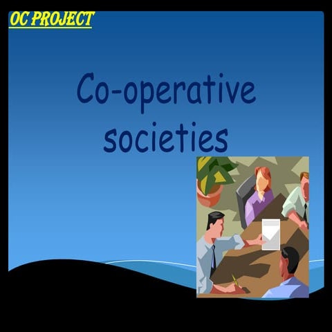 Co operative society by arc | PPTX