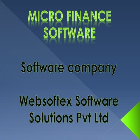 Co operative software, accounting software, custom software, microfinance software, banking ...