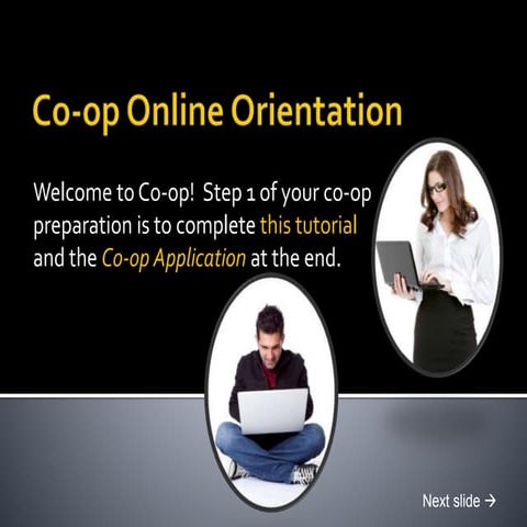 Co op orientation | PPTX