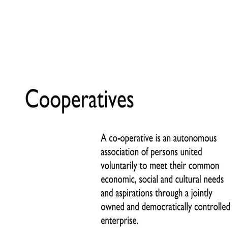 Co op presentation | PPT