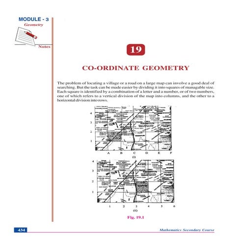 Co ordinate geometry | PDF | Geography | Science