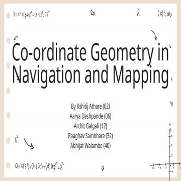 Application of coordinate system and vectors in the real life | PPTX