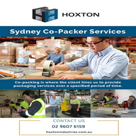 Sydney Co-packer Services Hoxton | PDF