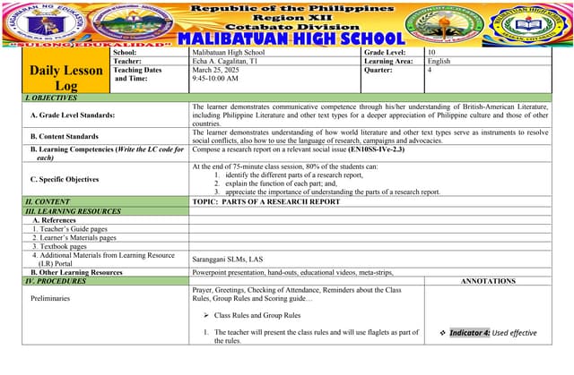 Q2-Daily Lesson Plan-SCIENCE-Grade-9.doc | Chemistry | Science