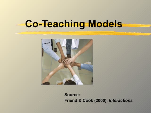 Co teaching presentation | PPTX