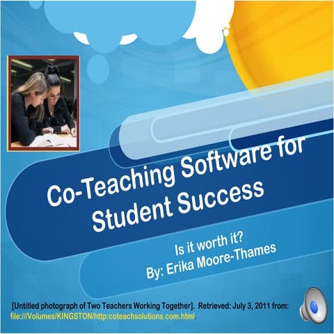 Co teaching software for success | PPT
