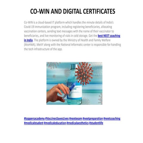 CO-WIN AND DIGITAL CERTIFICATES.pptx