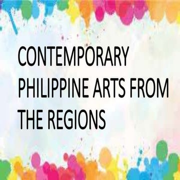 ISLAMIC-ERA Contemporary Philippines arts from the region | PPTX