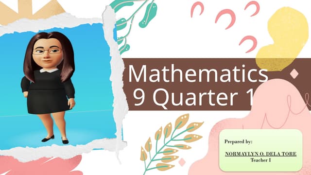Lesson plan in mathematics 9 (illustrations of quadratic equations) | PDF