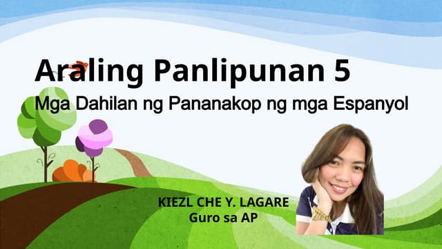 Paraan ng Pagtugon ng mga Fil sa kolonyalismong Espanyol | PPTX