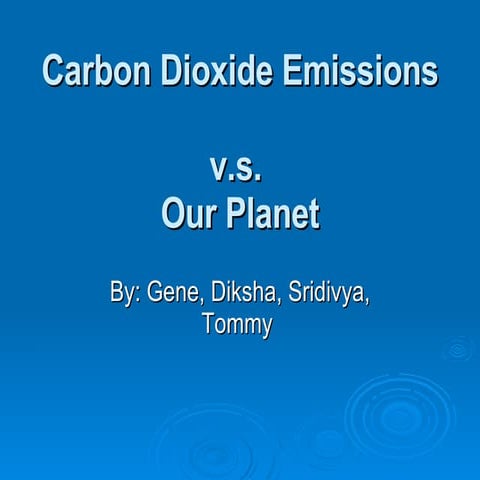 Co2 Emissions | PPT