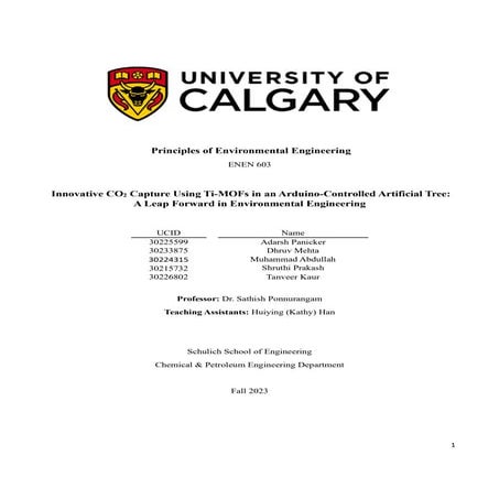 Co2 Capture Using Ti Mofs In An Arduino Controlled Artificial Treepdf