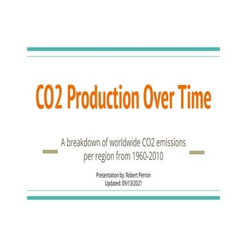 CO2 Emissions Per Region Presentation 01 | PDF