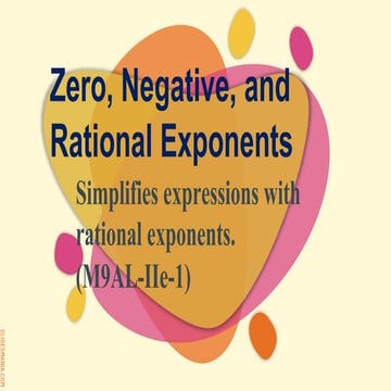 SIMPLIFYING EXPRESSIONS WITH RATIONAL EXPONENTS.pptx