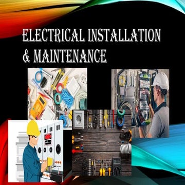 Electrical Installation and Maintenance NC II | PPTX